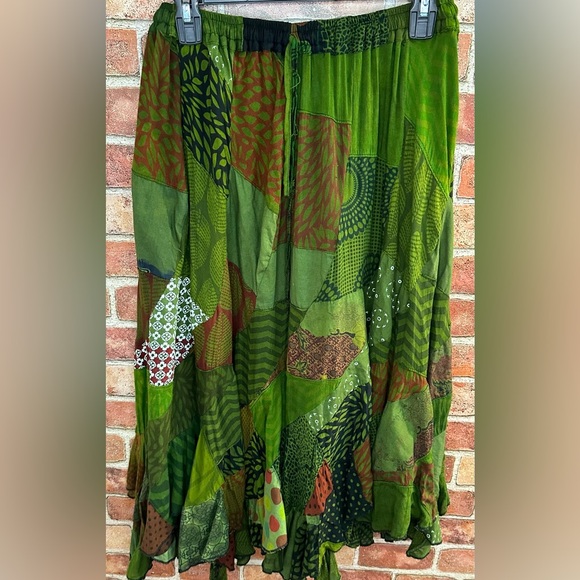 Peaceful People | Skirts | Peaceful People Patchwork Skirt | Poshmark